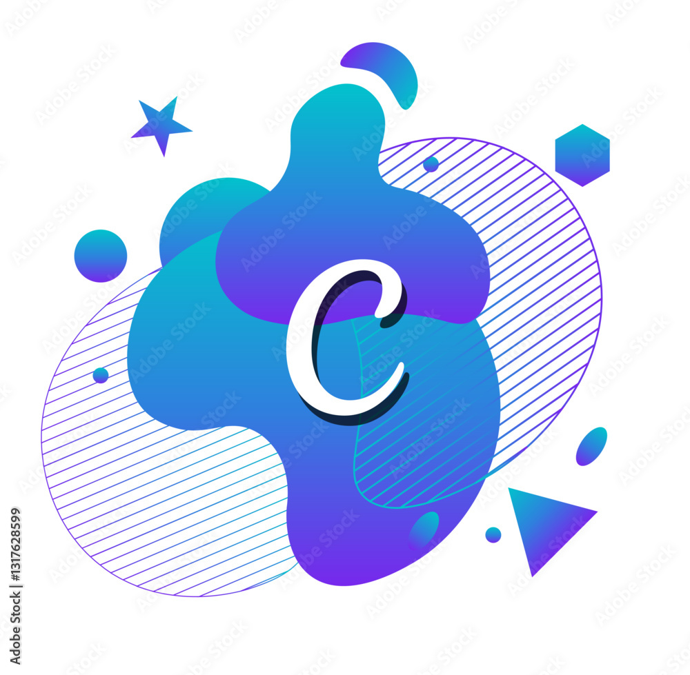 Canva logo icon. Canva gradient colorful social media and social ...