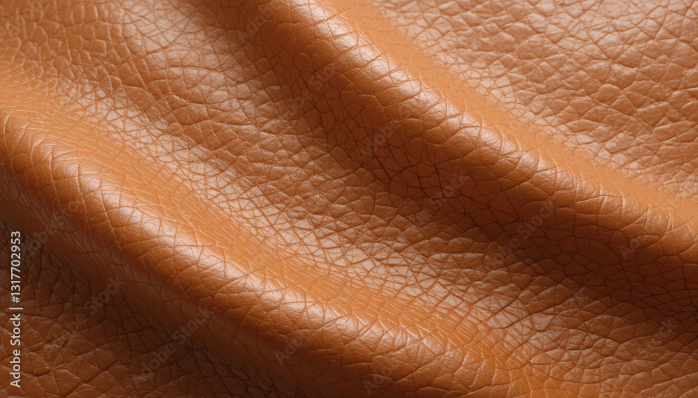 Pixel leather texture in soft caramel color with visible light ...