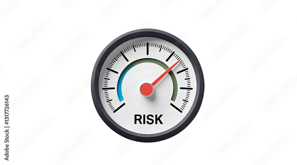 Risk Assessment Meter, Gauge, Indicator, Measurement, Dial, High Risk ...