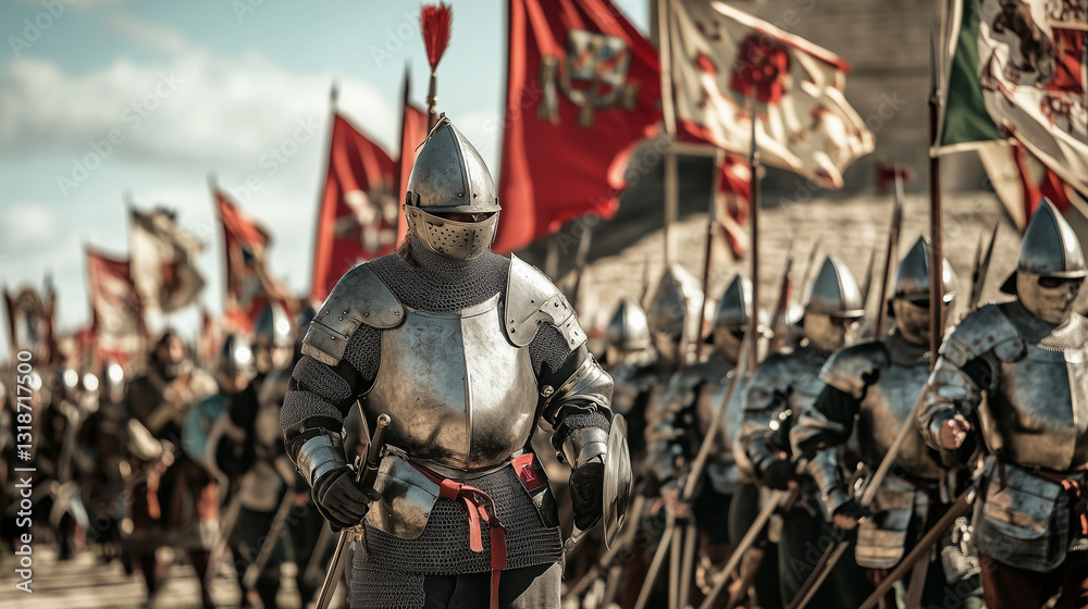 Battle of Aljubarrota, historic reenactment of medieval warfare ...
