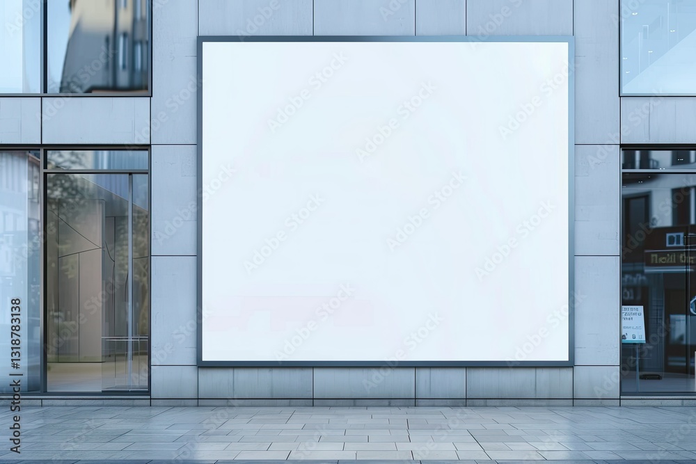 Store Signage Design Mockup for Logo Presentation on the Wall of a ...