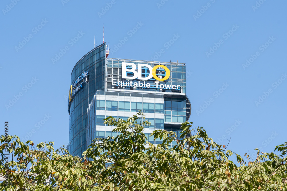 Manila, Philippines - February 1, 2025: BDO Equitable Tower in Makati ...