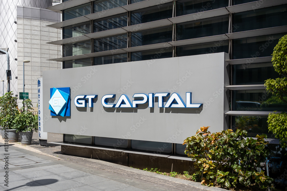 Makati City, Philippines - February 1, 2025: GT Capital logo and sign ...