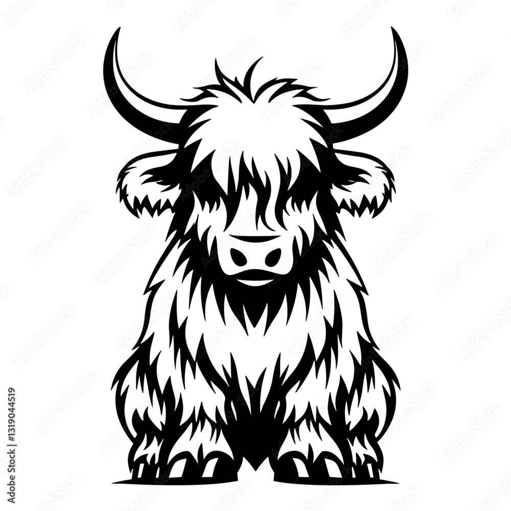 Highland Cow SVG Bundle | Cute Baby Highland Cow Clipart | Highland Cow ...