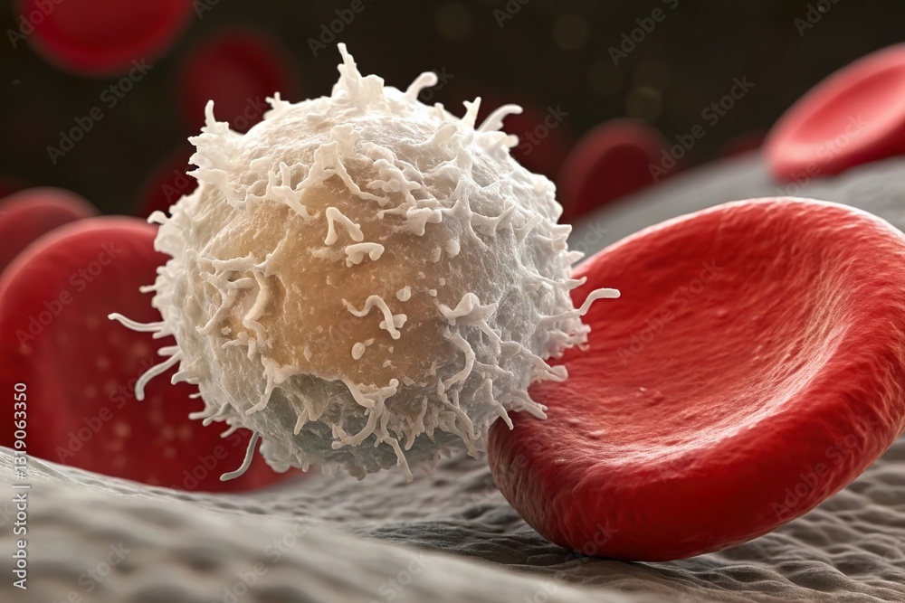 white blood cell eat and absorb red blood cell. autoimmune disorder and ...