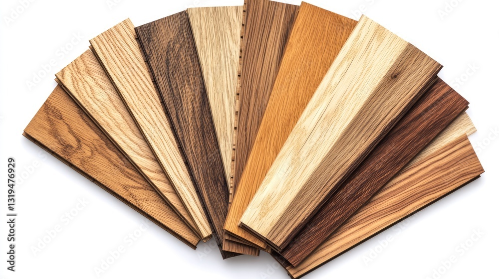 Diverse Flooring Swatches: Engineered Wood and Laminate Textures for ...