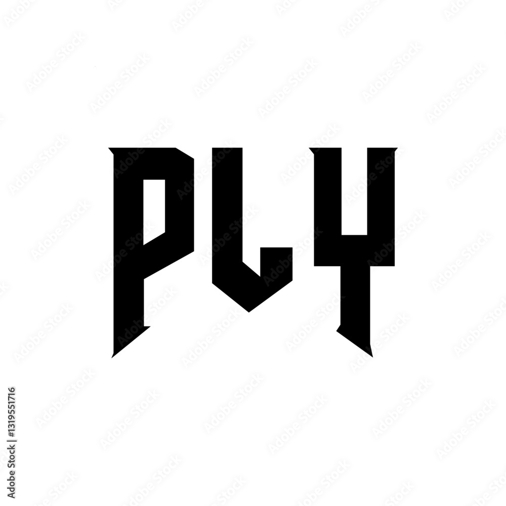 Vektor PLY letter logo design for technology company. PLY logo design ...
