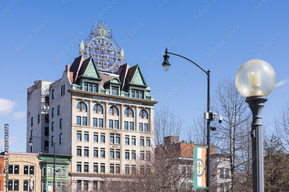 Scranton, PA - March 8, 2025: The Scranton Electric Building, a notable ...