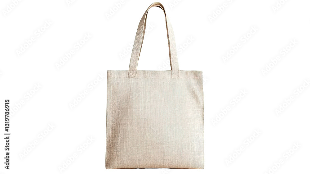 Eco-friendly reusable tote bag mockup on for sustainable shopping ...