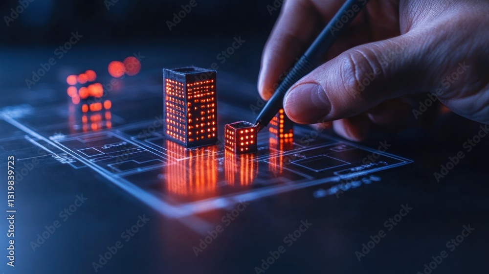 Architect Designing Smart City: Futuristic Urban Planning with ...