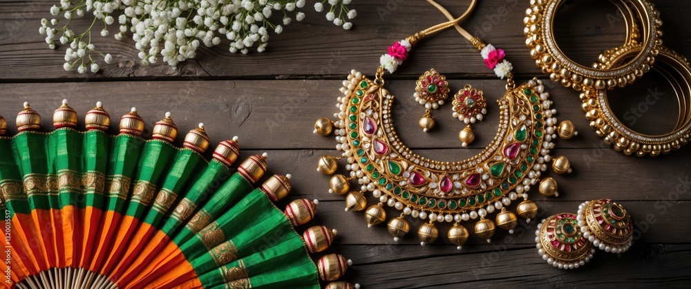 Indian dance decorations including bells for the legs - ganguru and ...