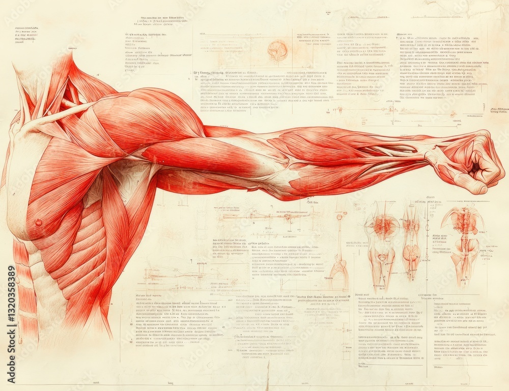 Human Shoulder Anatomy Rotator Cuff Muscles Disease Illustration ...
