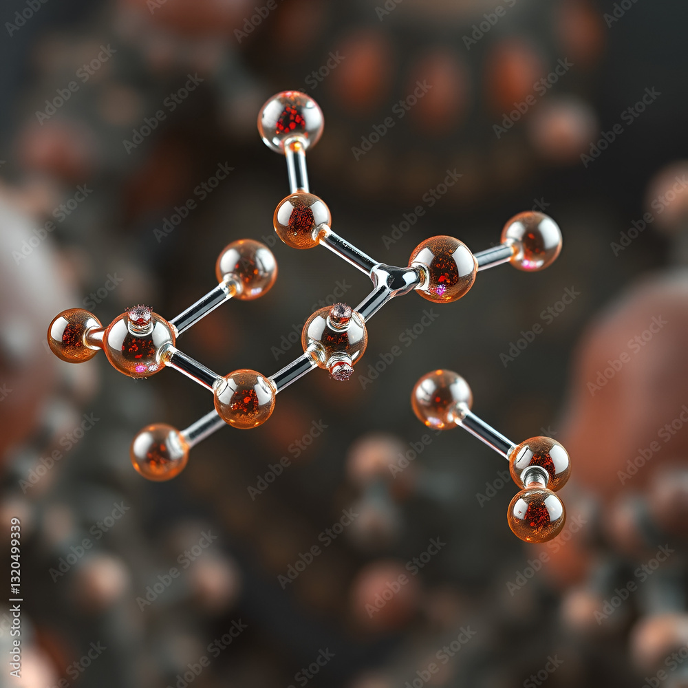 sodium chromate molecular structure 3d, oxidizing agent, structural ...