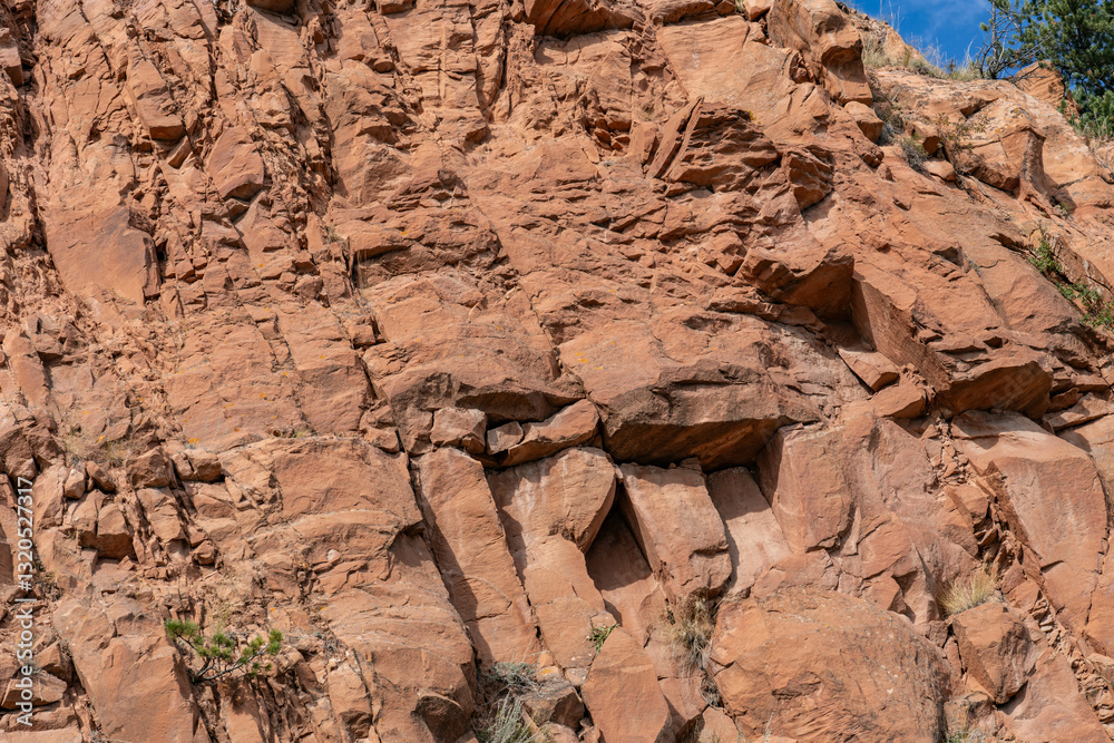 Forest Rd, Kelly, Wyoming. The Chugwater Formation is a mapped bedrock ...