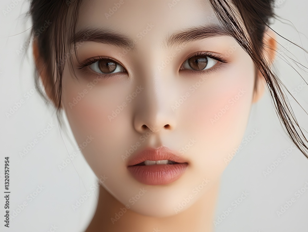 Foto de Stock Asian Woman, Asian Woman Face, Beauty Portrait, 20s ...