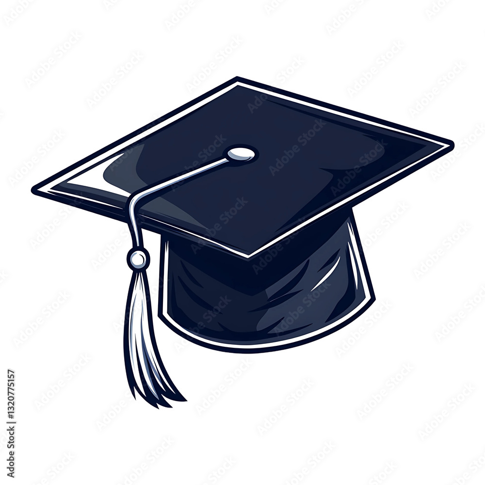 Ilustración de Stock Graduation Cap and Diploma PNG - Transparent ...