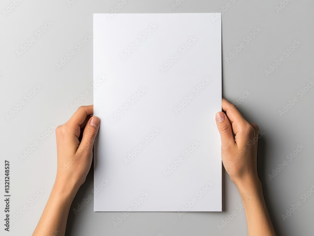 Floating resume template in a bright white space, clean and ...