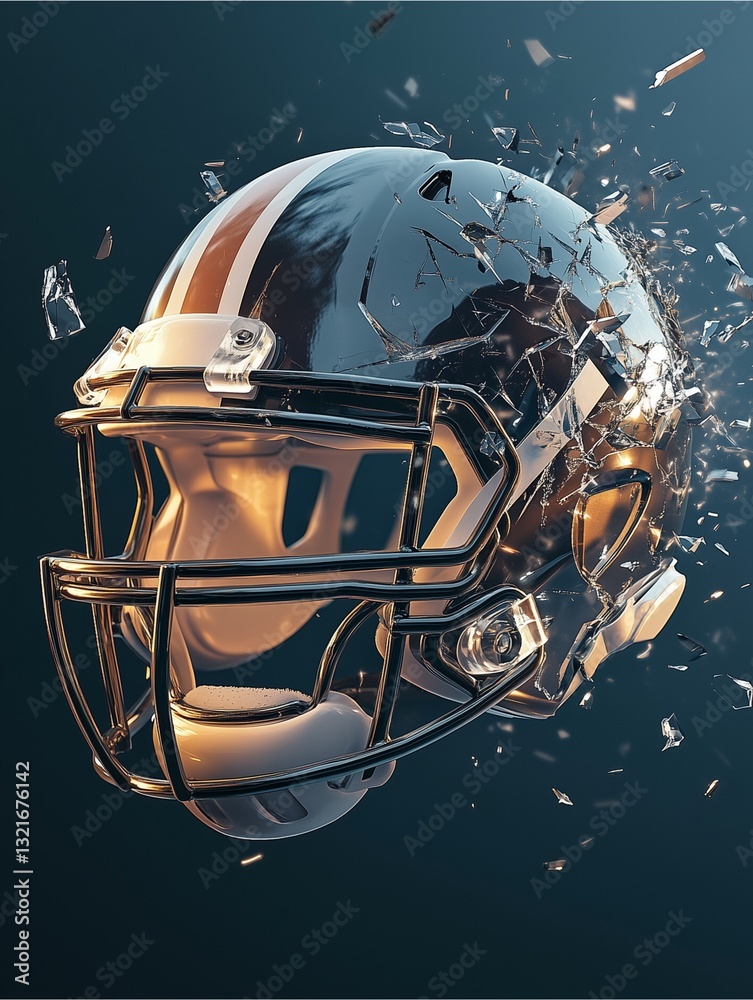Ilustración de Stock Shattered Glory: A powerful image of an American ...