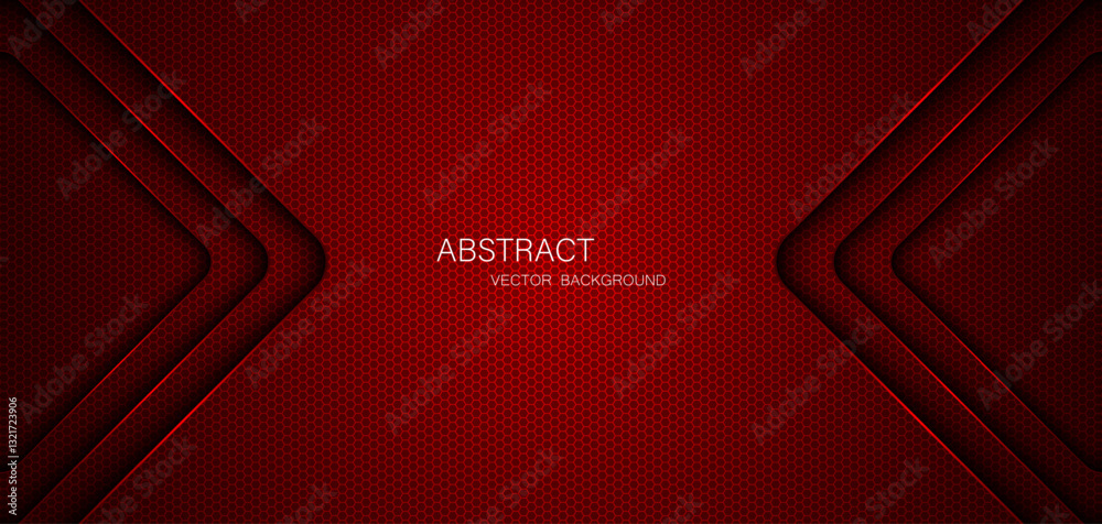 Abstract red steel mesh background with red glowing lines with free ...