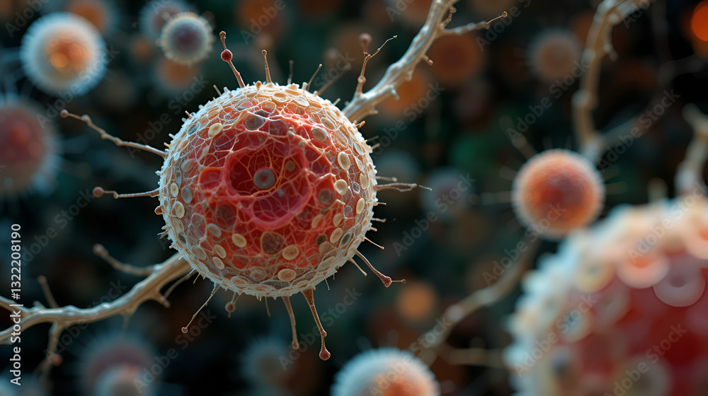 Stock Illustration Bone Marrow Stem Cells Of Human Bone Marrow Stem