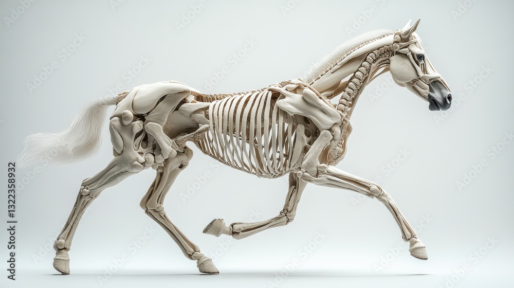 The horse skeletal system is a marvel of design, a robust structure ...