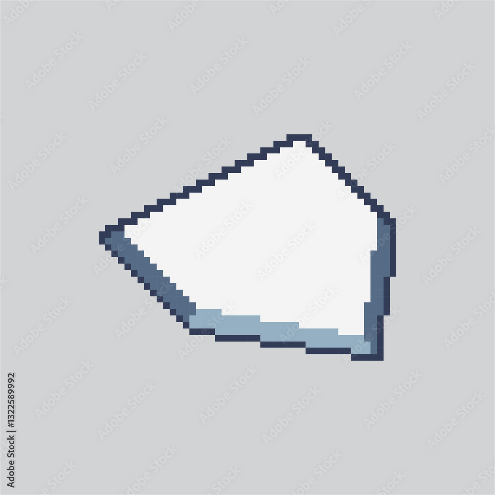 Pixel art illustration Baseball Home. Pixelated Home Plate. Baseball ...
