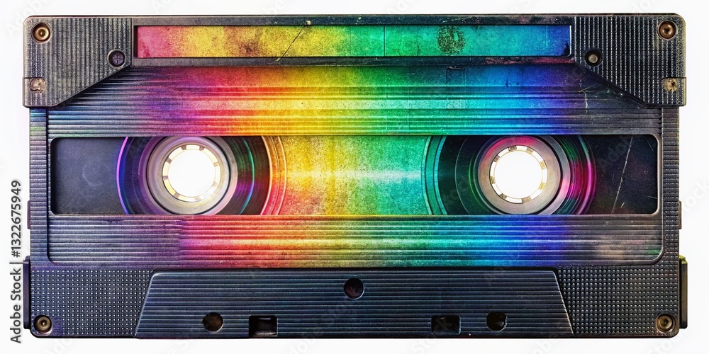 Vintage VHS Texture Overlay: Grunge Film Grain Background for Retro ...