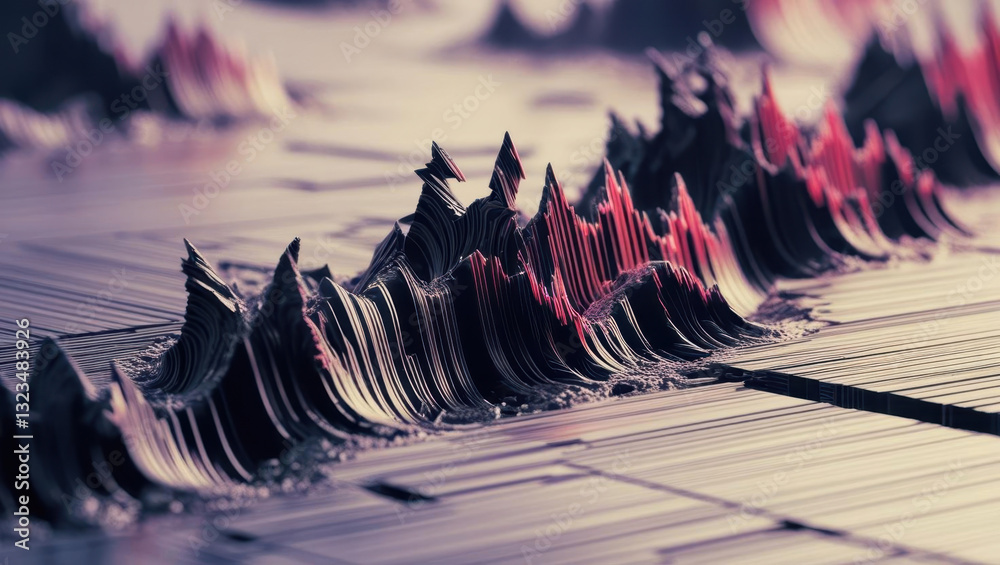 Defects and interference of the video signal, Digital waveform ...