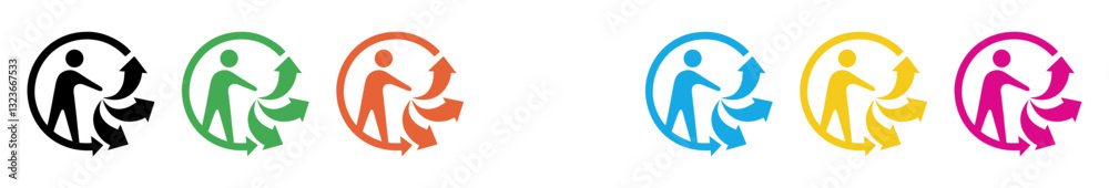 Stock-Vektorgrafik „Triman logo recycle icon transparent png. triman ...