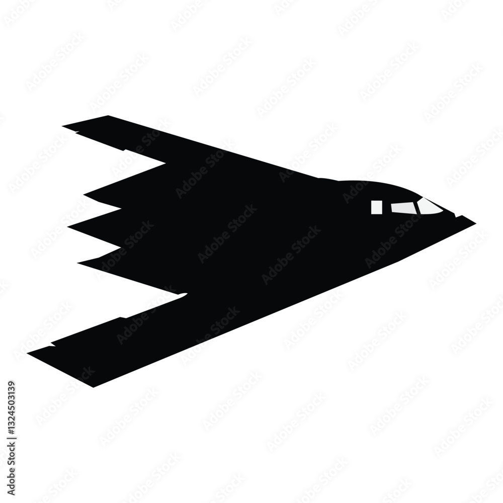 B2 Stealth silhouette. B2 spirit bomber airplane dropping some bombs. bomber plane B2 spirit ...