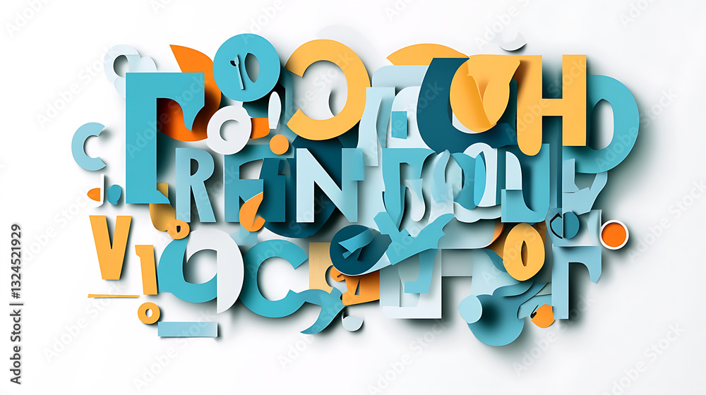 Paper Cut out ransom vector letters alphabet Blackmail Ransom Kidnapper ...