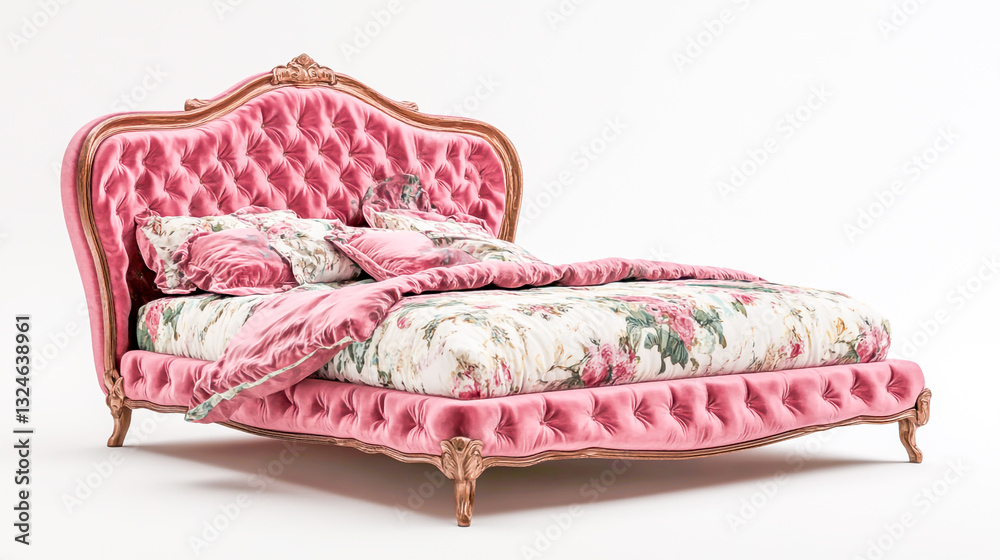 Mademoiselle Factory Bolzan Bed Detailed 3D model for high-quality ...