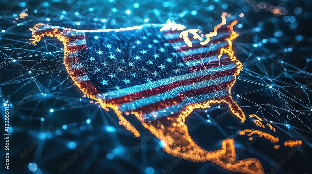 Map of the united states depicting secure exchange protocols and their ...