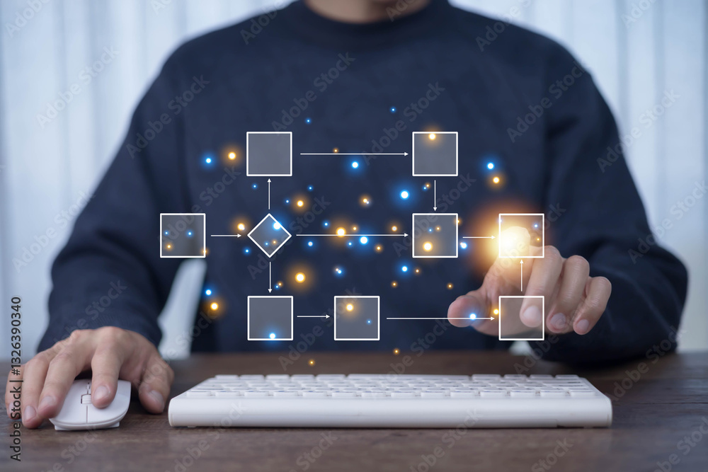 Business process management design organigram. Data management ...