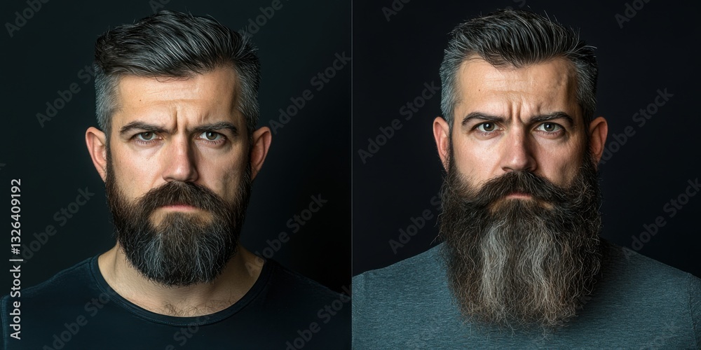 Fotografie Different Types of Beards for Men: Color and Texture ...