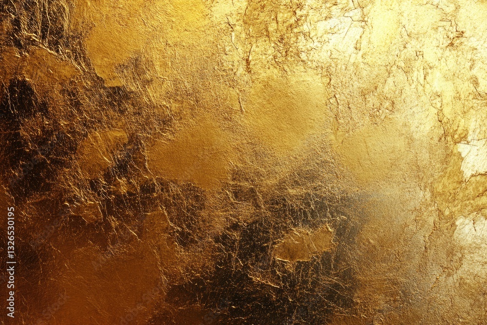 Gold leaf texture background Stock Photo | Adobe Stock