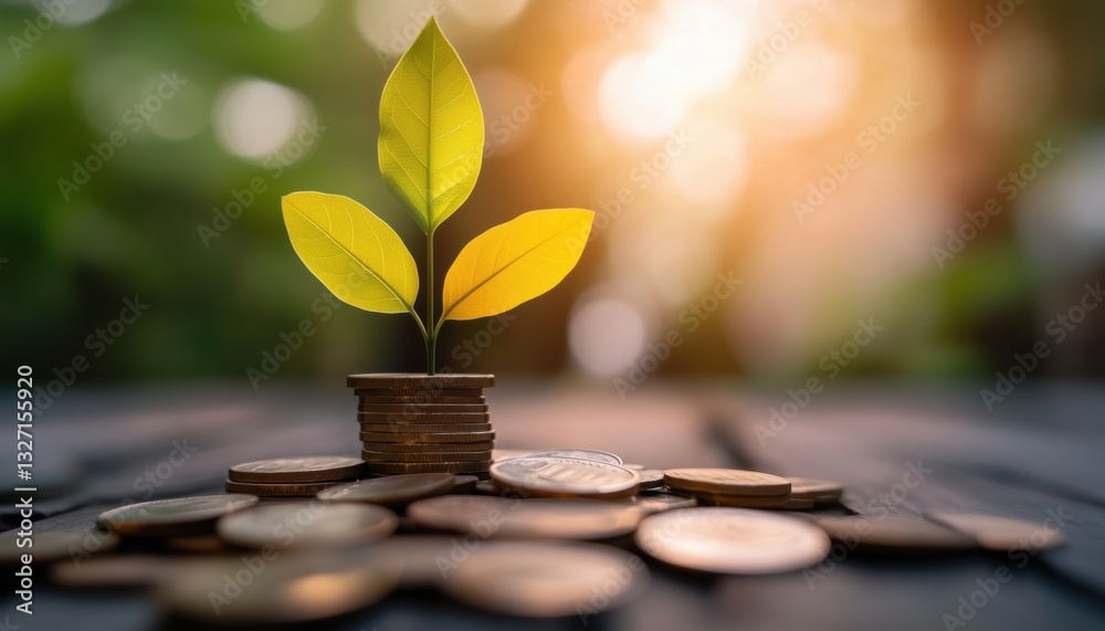 Investing In Growing Plants On Coins Money - A Smart Investment ...
