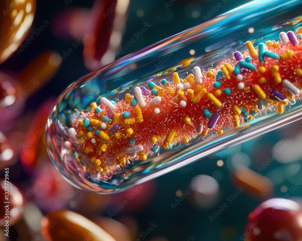 Explore the Future of Medicine Microscopic Journey of a Time-Release ...