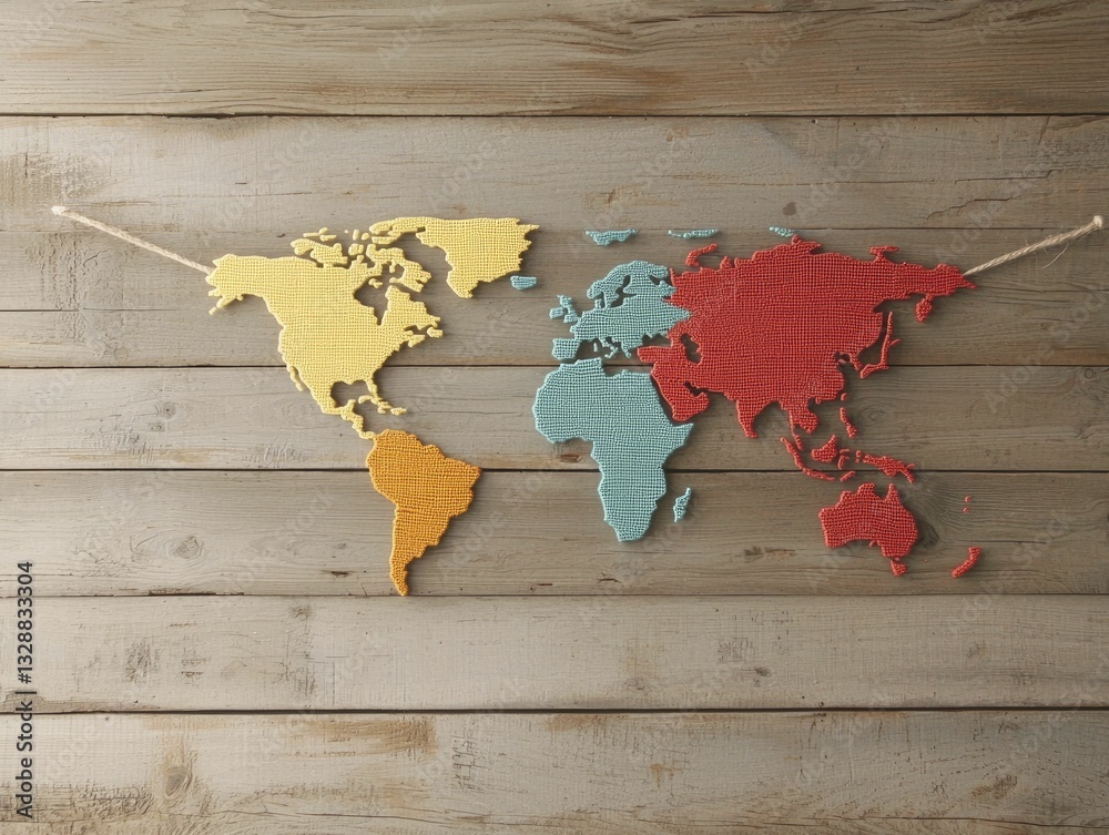 Minimalist trade route map highlighting diverse cultural hubs and ...
