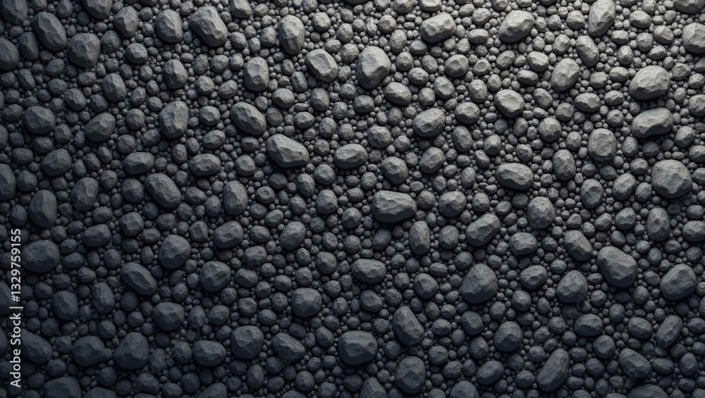 Surface structure formed by dusting, sifted sand combined with small ...