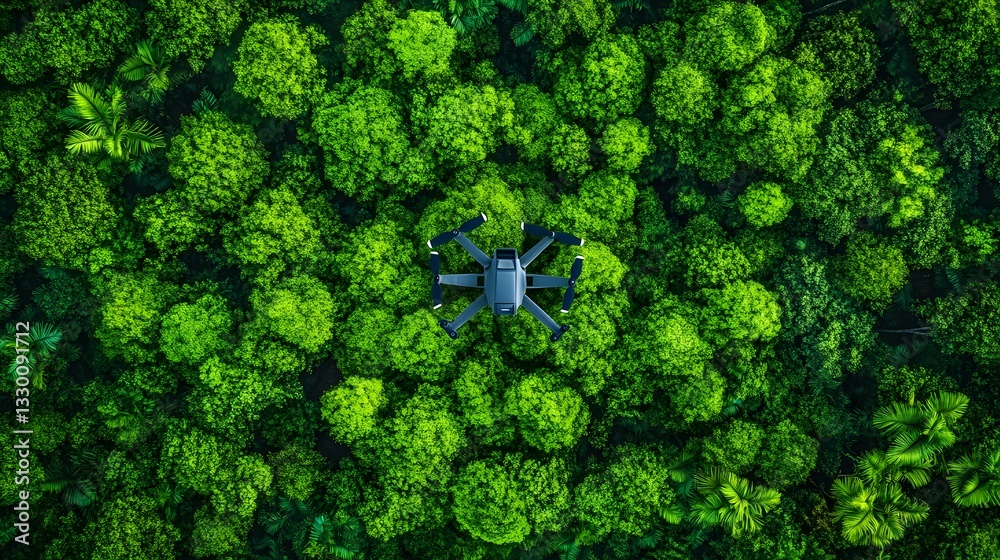 Drones with advanced lidar scan tropical rainforests, mapping ...