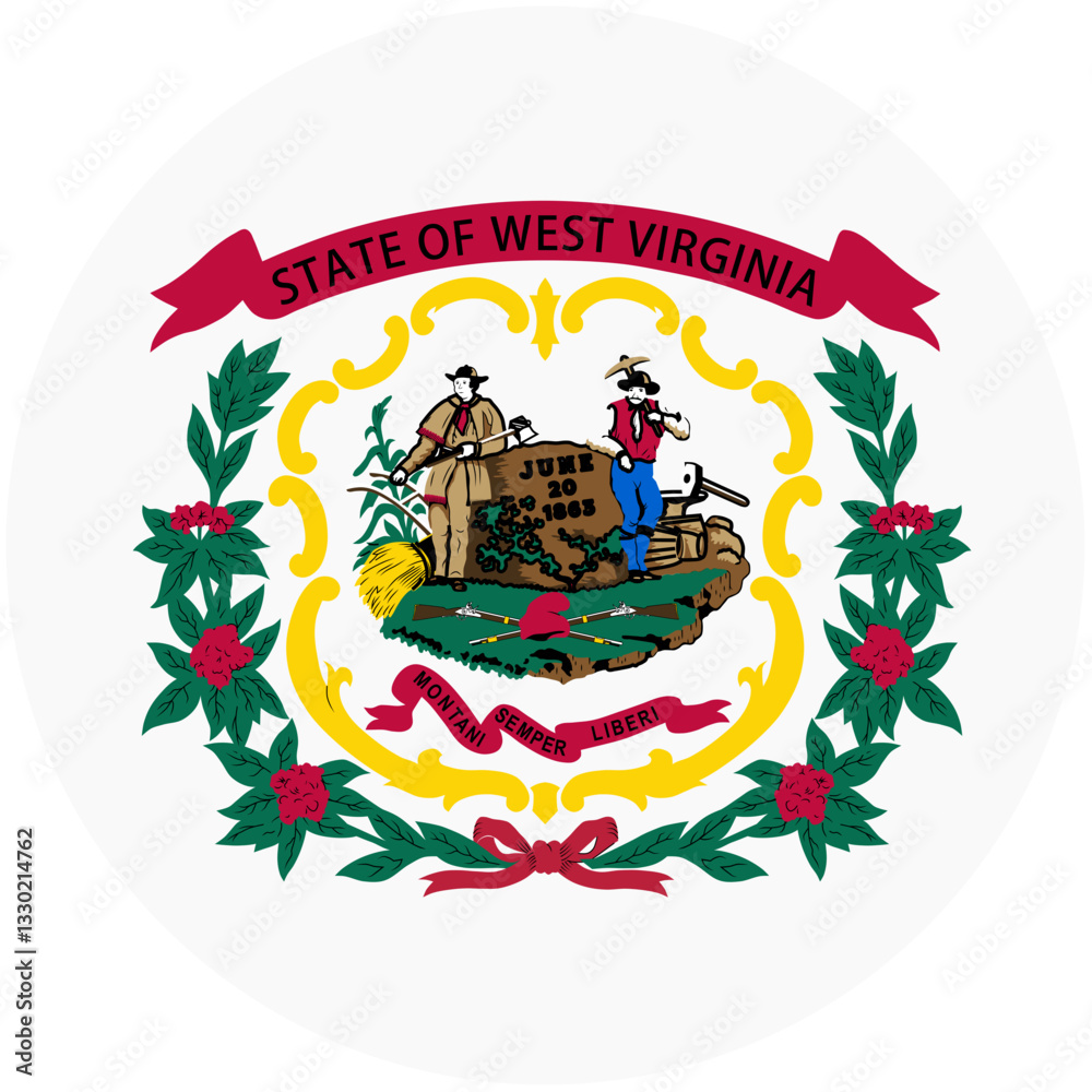 West Virginias State Seal Proudly Displays Its History, Showcasing ...