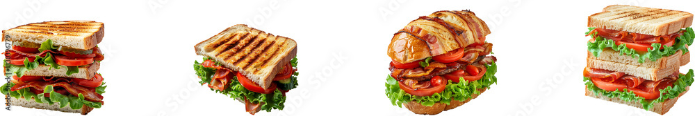 Blt on transparent background collection set Stock Photo | Adobe Stock