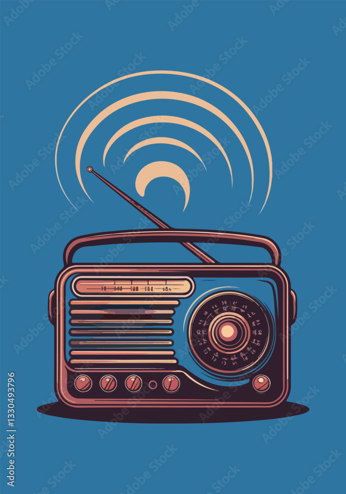 **World Amateur Radio Day Vector Designs** – Vintage radio, retro mic ...