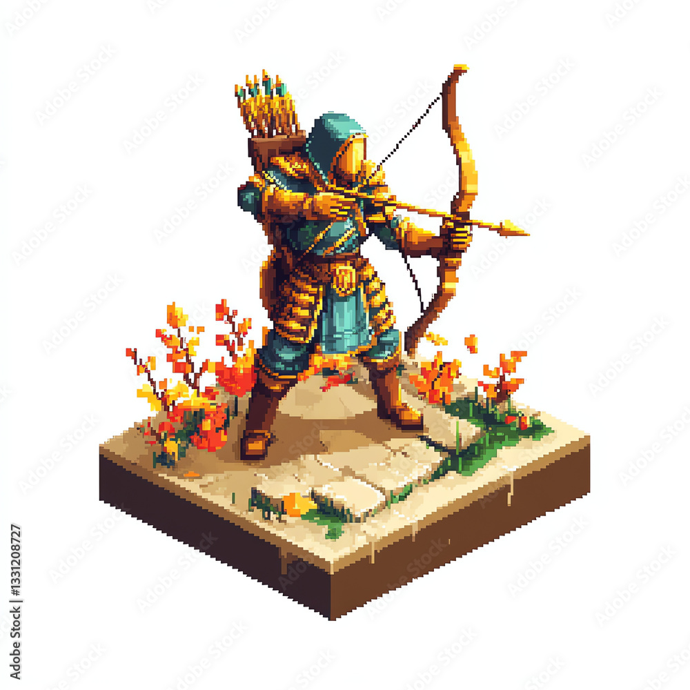 Isometric Pixel Art Monster – 2D Game Asset for RPGs & Dungeon Crawlers ...