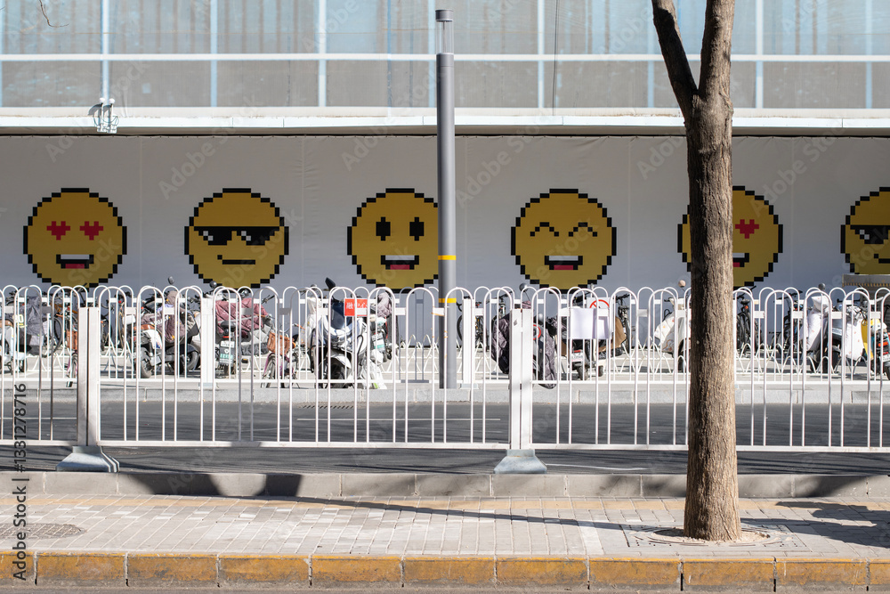 Beijing, China - Feb 22, 2025: Emojis, a common feature of digital ...
