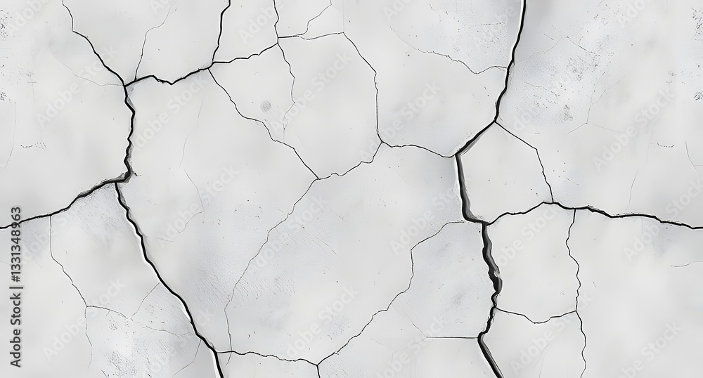 Cracked White Wall Texture Background, Grungy Aesthetic, Damage, Decay ...