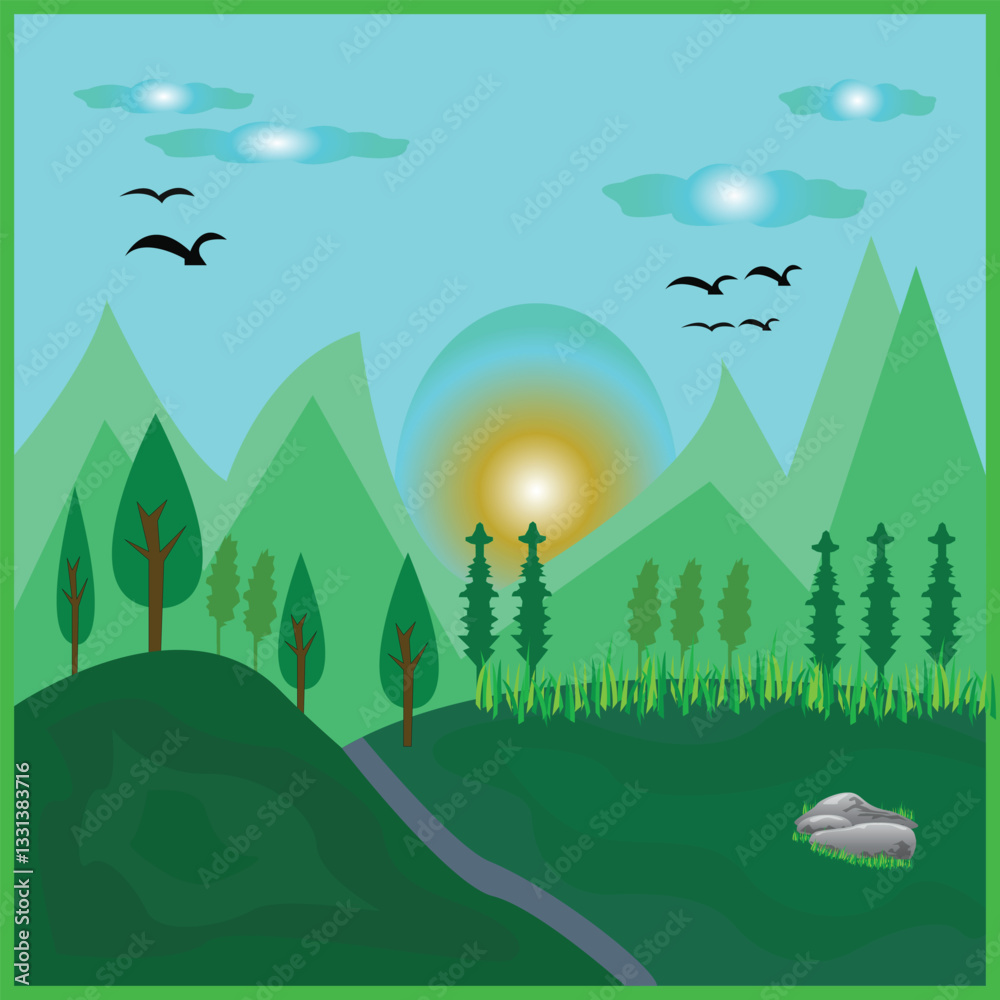 Image vectorielle Stock cartoon backgrounds for animation hd 4k ...