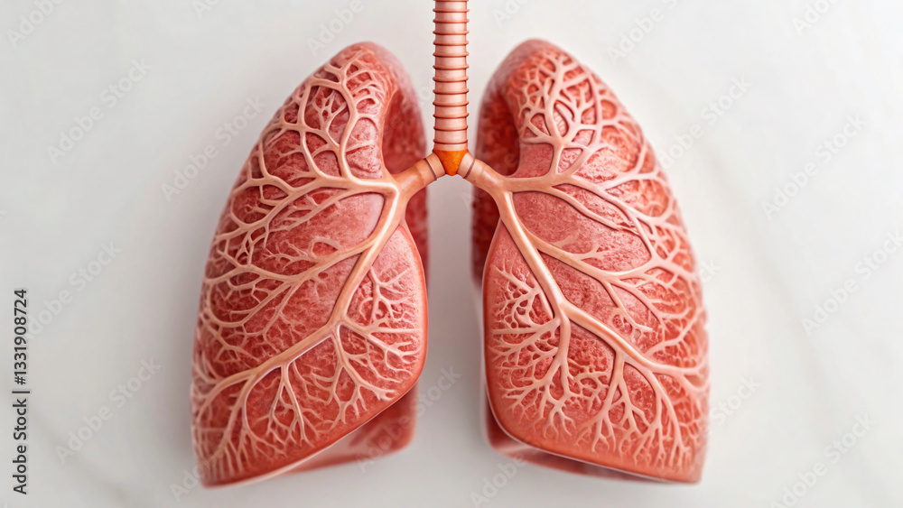 Anatomical Model of Human Lungs with Detailed Bronchial Structure for ...