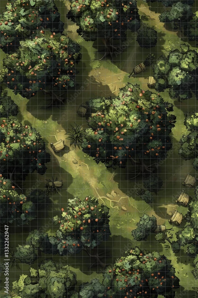 DND battlemaps grid based fantasy adventure map grid enabled tabletop ...